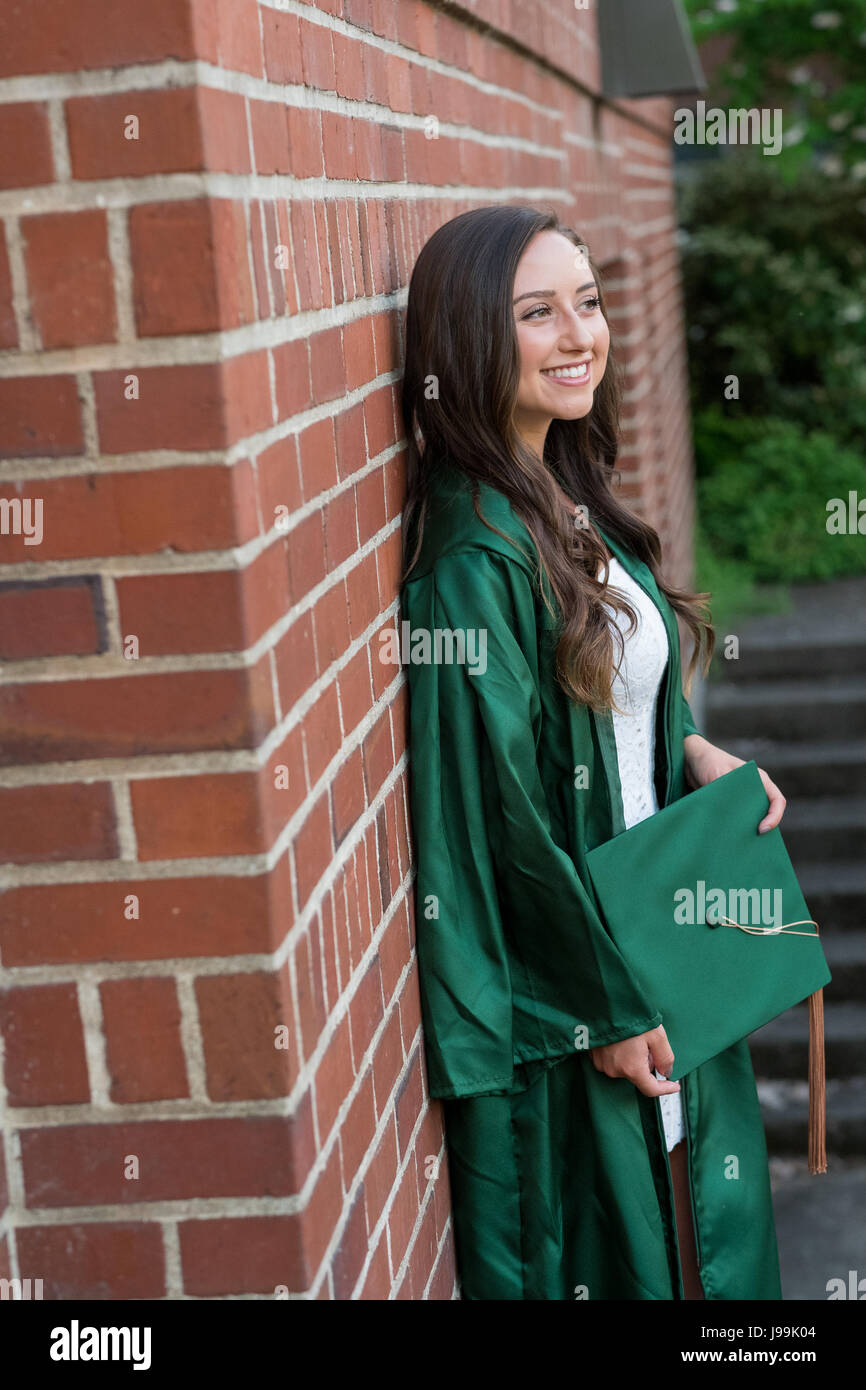 College Graduation Photo on University Campus Stock Photo - Alamy
