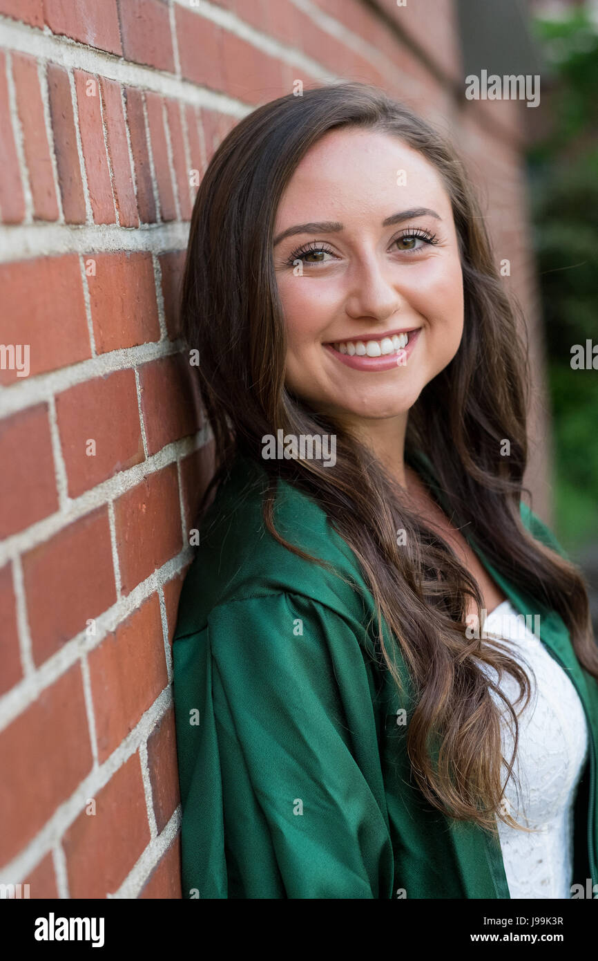 College Graduation Photo on University Campus Stock Photo - Alamy