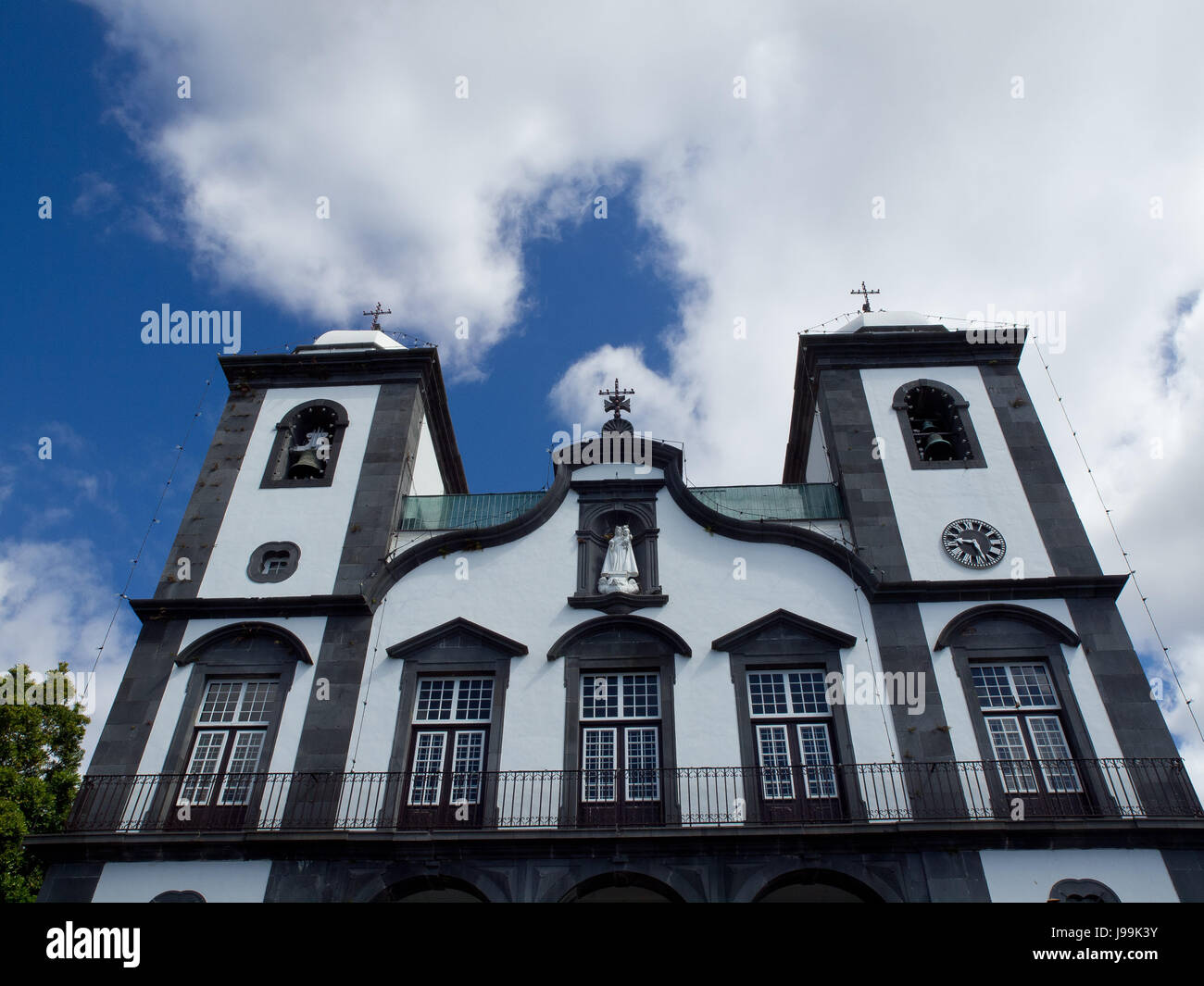 tower, steeple, madeira, tower, church, cathedral, towers, portugal ...