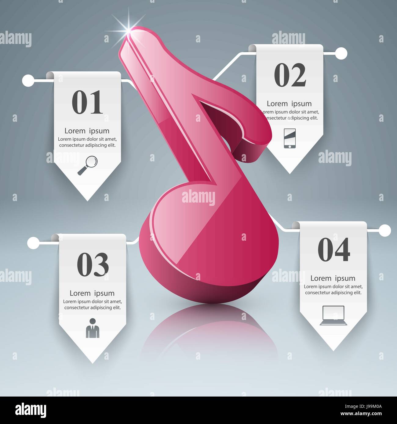Music education Infographic. Note icon Stock Vector Image & Art - Alamy