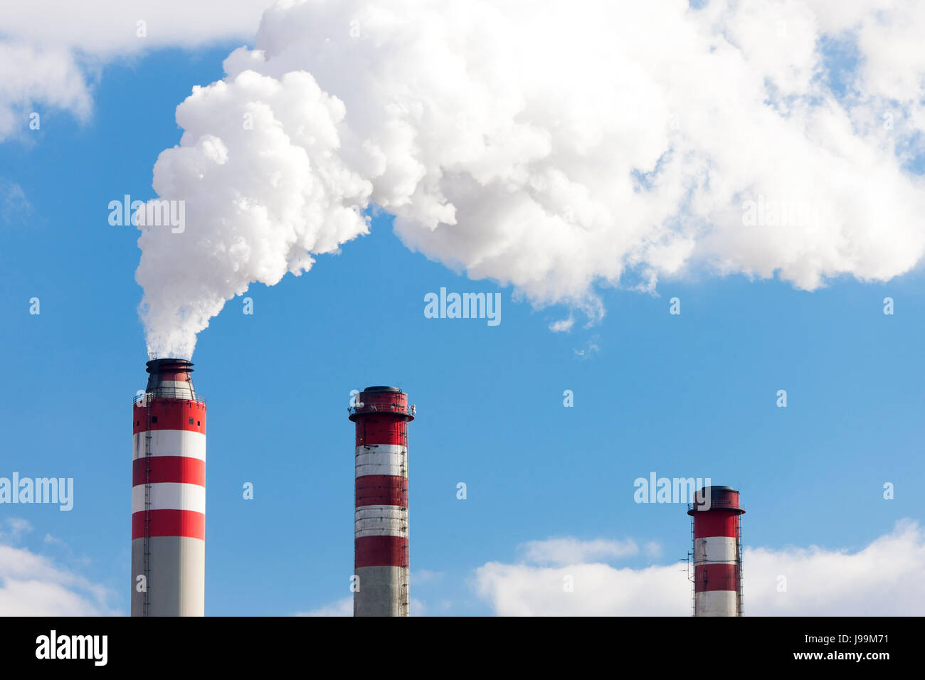 industry, industrial, chimney, drainpipe, chimney-flue, smoke, smoking ...