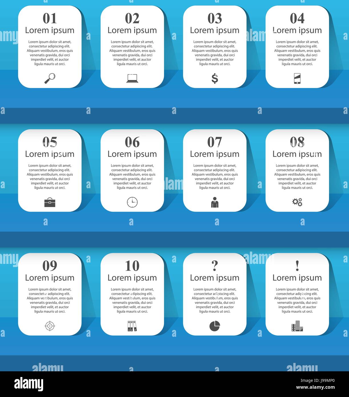 Infographic design. List of 10 items Stock Vector Image & Art - Alamy