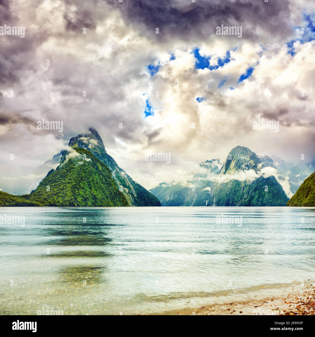 new zealand, sight, view, outlook, perspective, vista, panorama ...