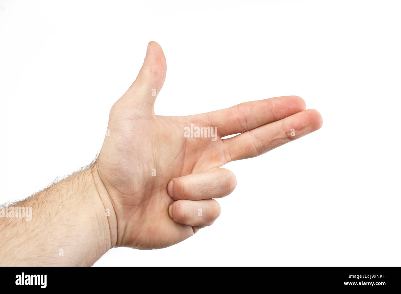 Finger Gun To Head Drawing