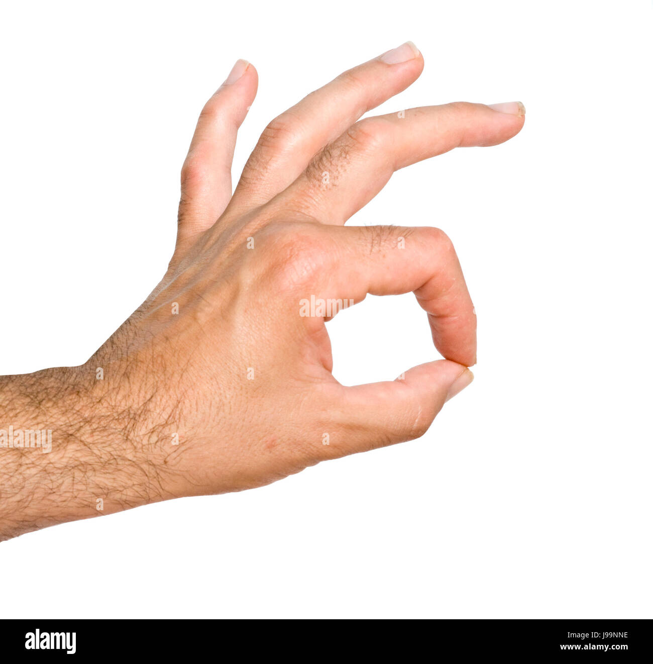 gesture, hand, ok, finger, isolated, closeup, male, masculine ...