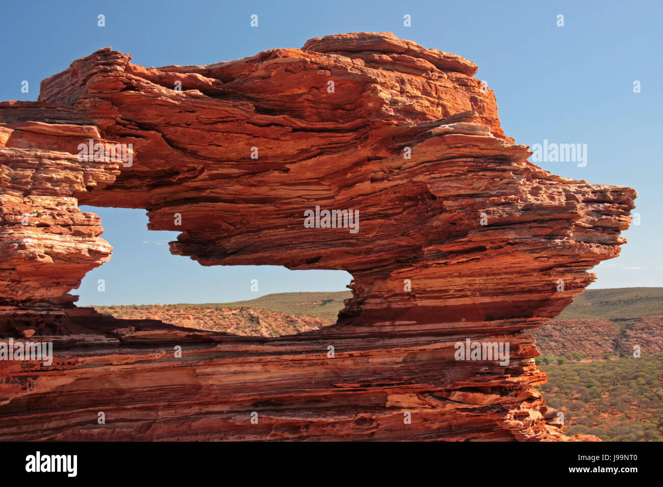 rock window - western australia Stock Photo - Alamy