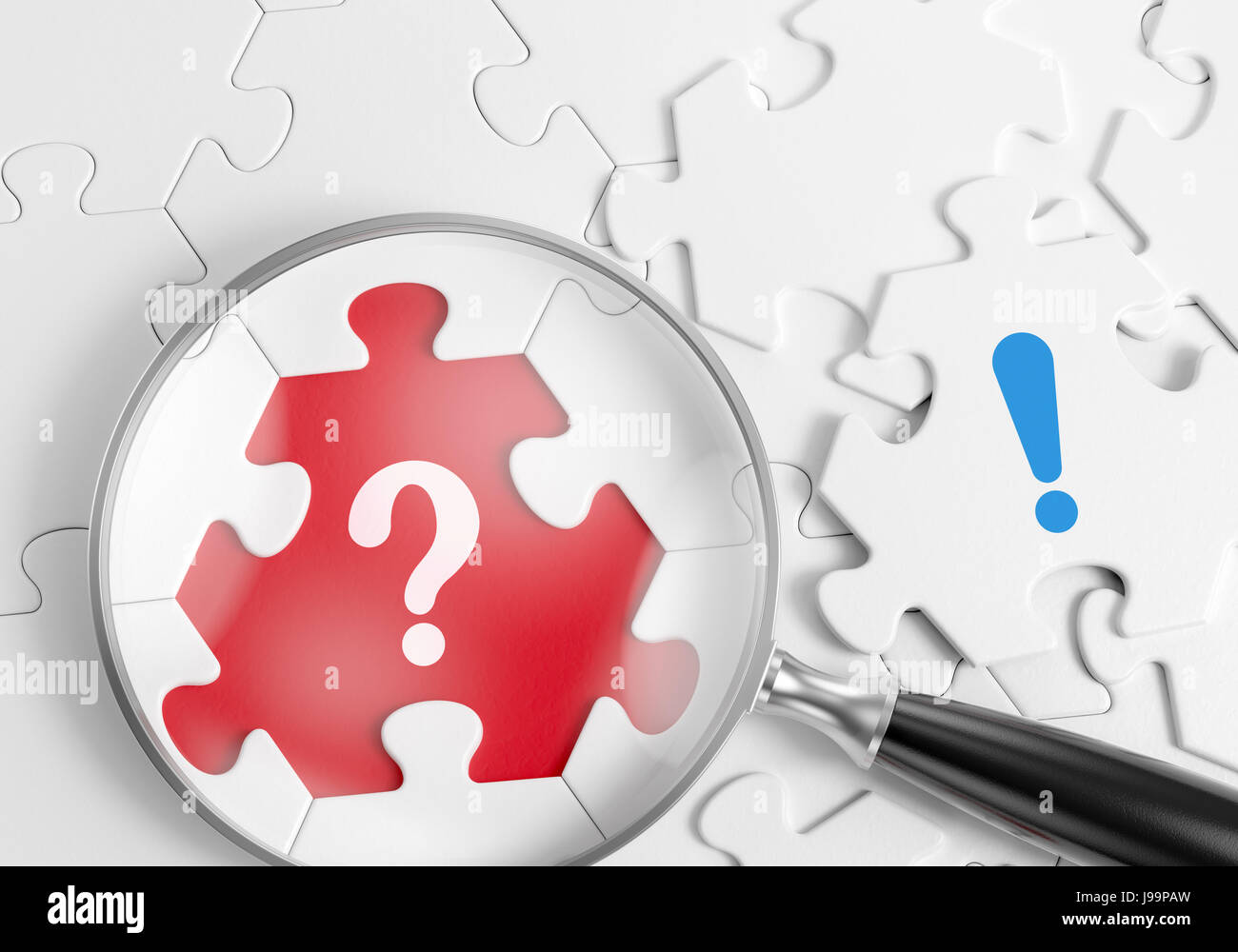 Searching Answers on Questions Stock Photo - Alamy