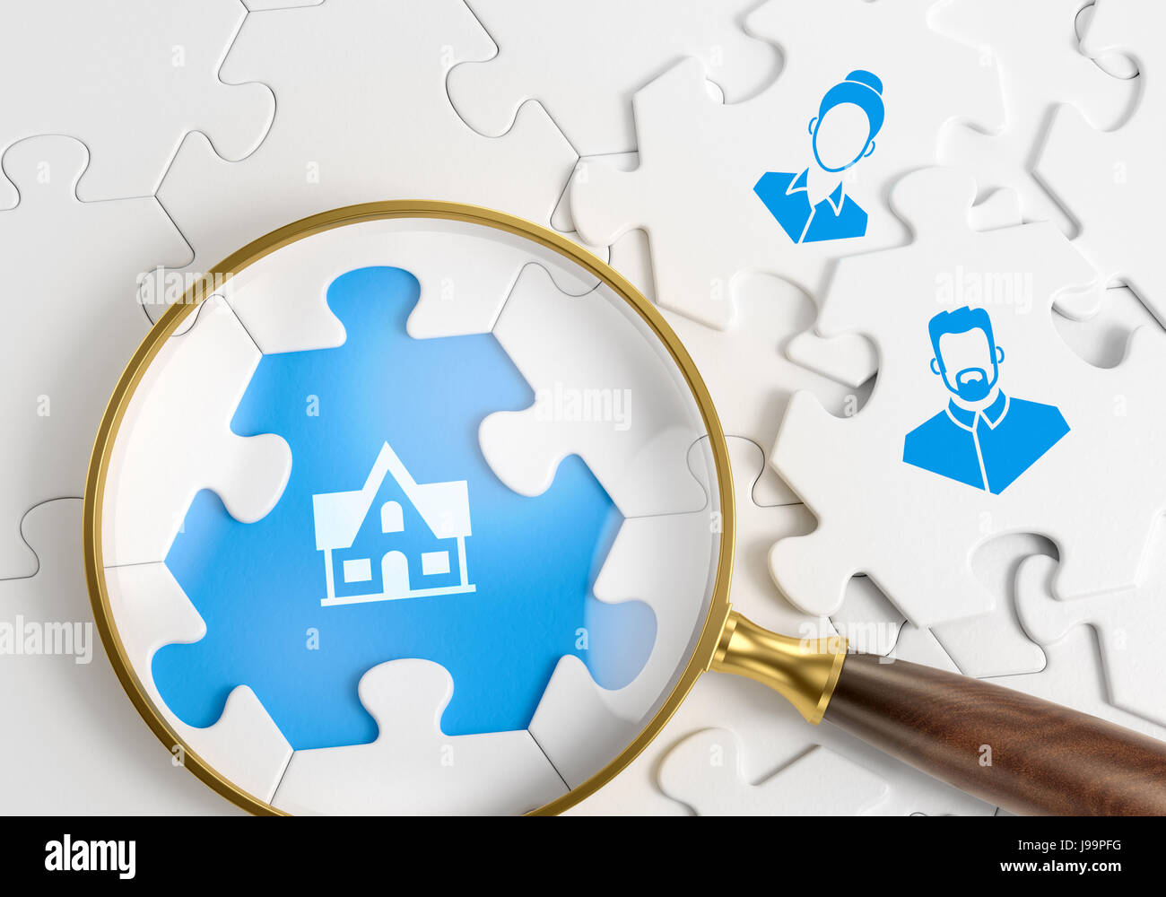 Searching For Housing Stock Photo - Alamy