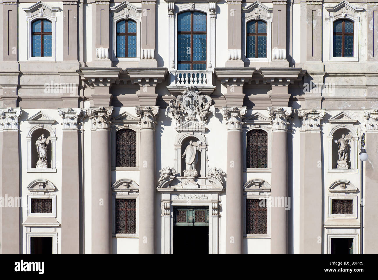 church, cathedral, columns, style of construction, architecture ...