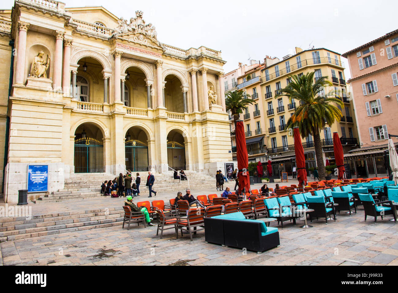 Overlooking Place Victor Hugo, Opera de Toulon is France's largest ...
