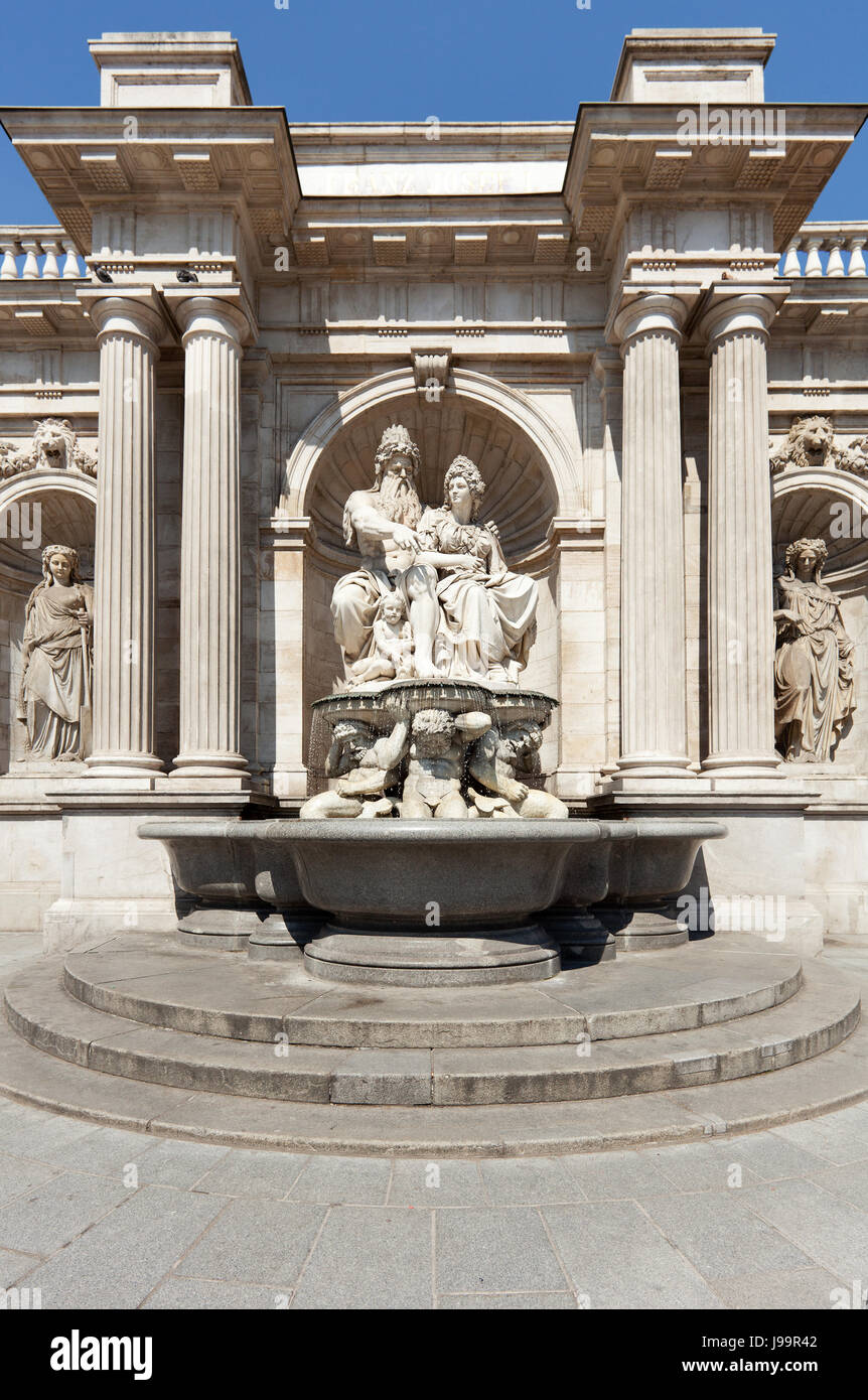 statue, vienna, austrians, sculpture, sightseeing, fountain, emblem ...