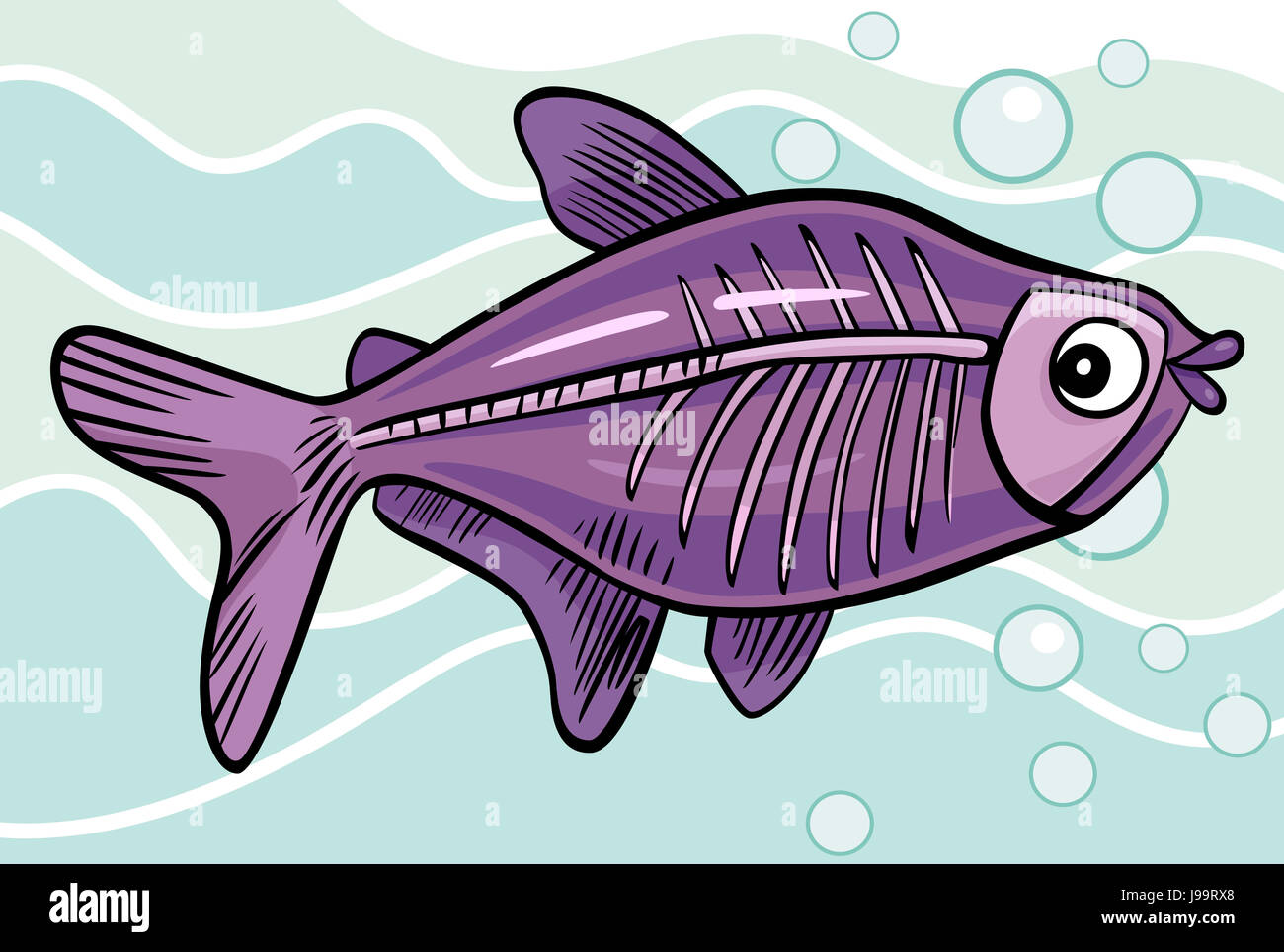 fish, illustration, funny, cartoon, salt water, sea, ocean, water ...