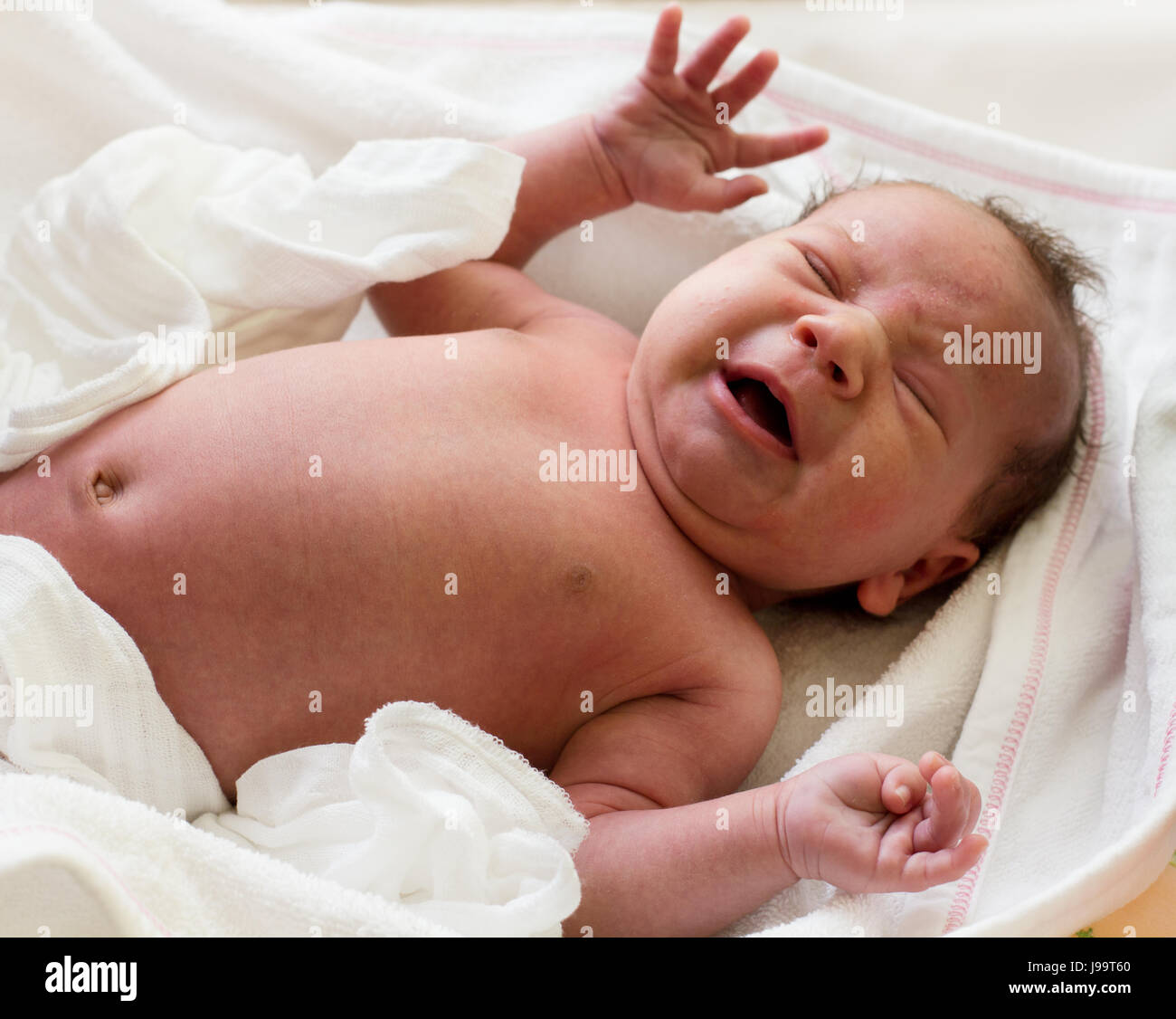 Baby innocent expression weep cry hi-res stock photography and images ...