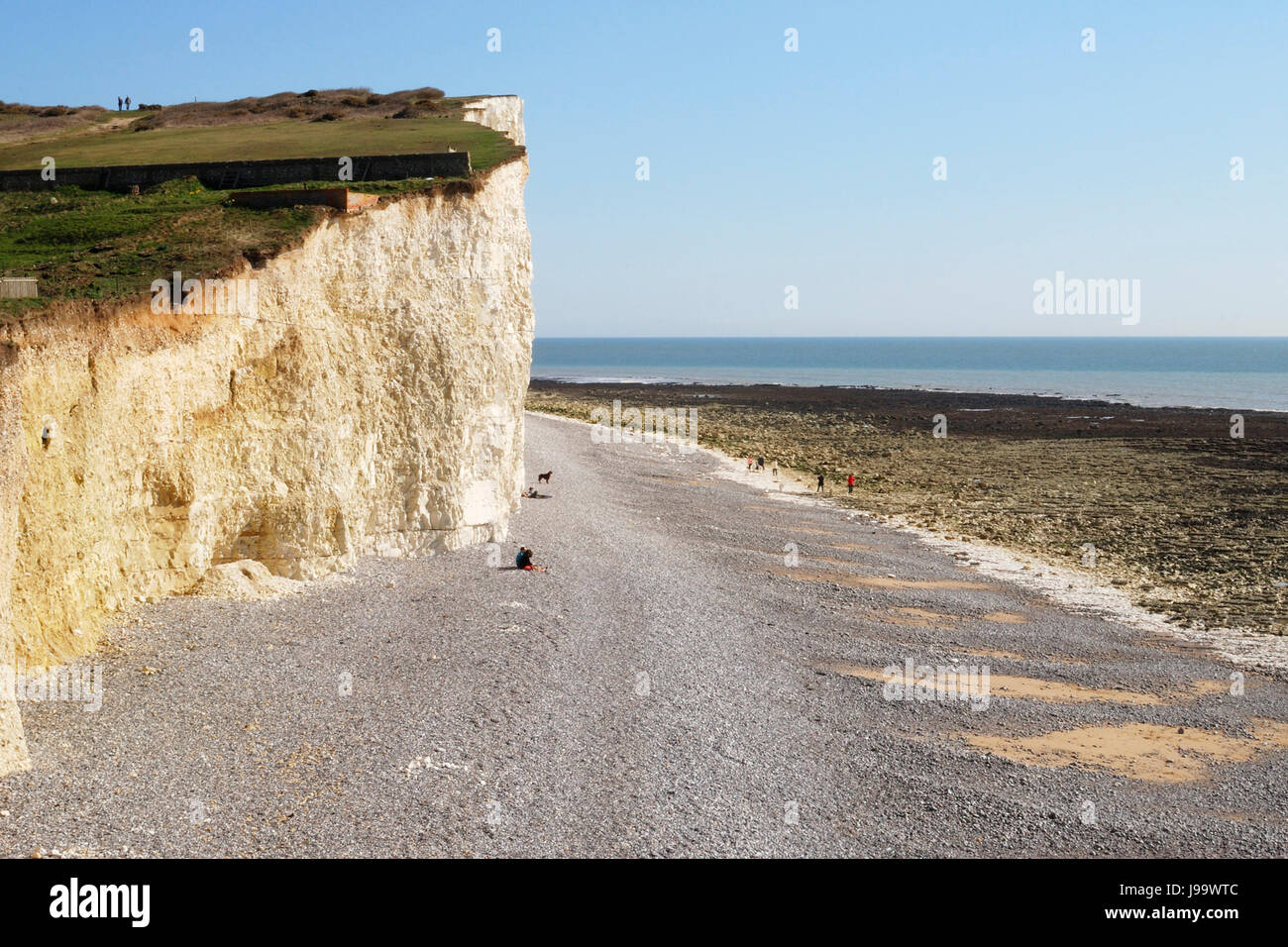 beach, seaside, the beach, seashore, england, cliff, shingle, salt ...