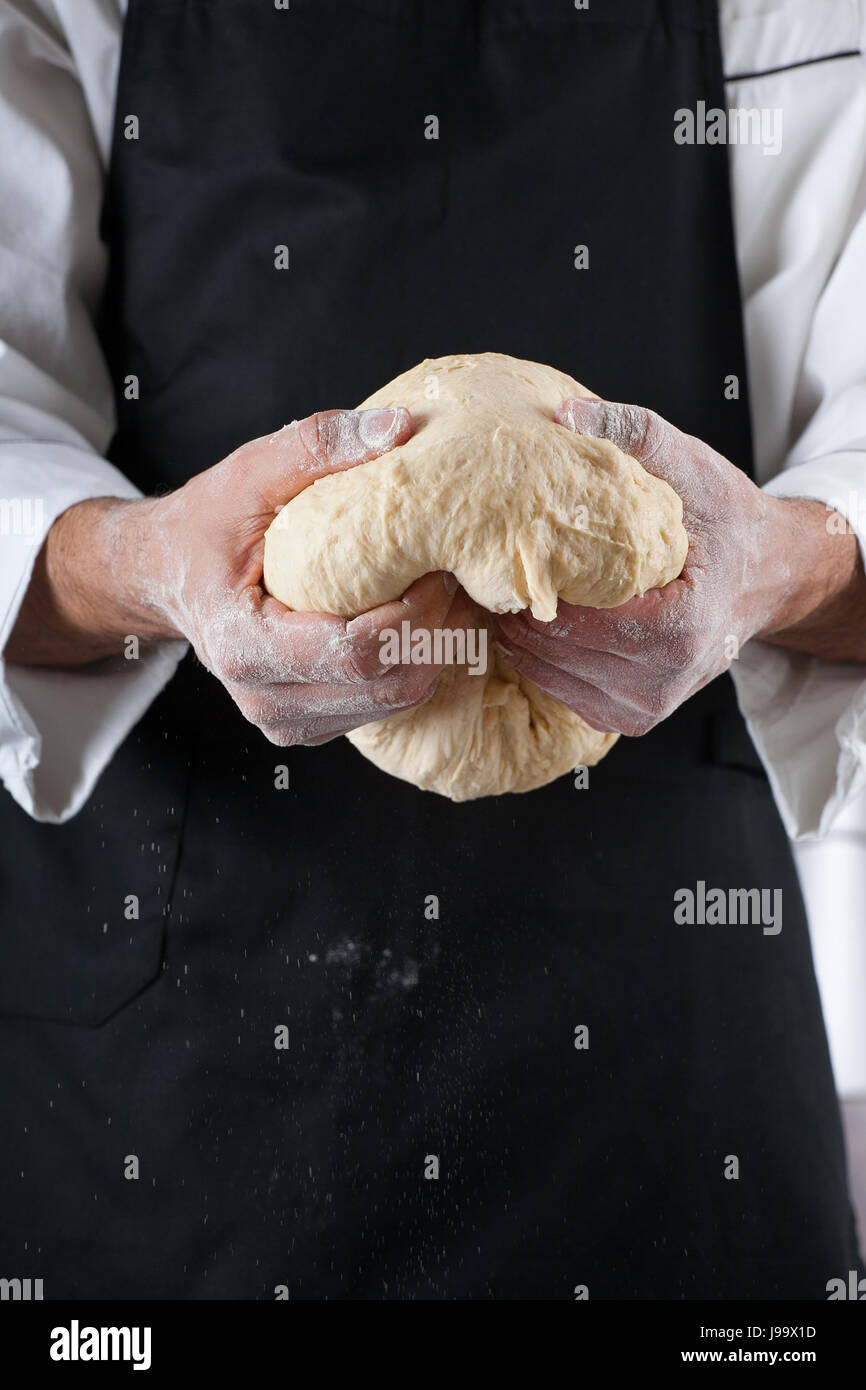 Dough wheat flour hands hi-res stock photography and images - Alamy