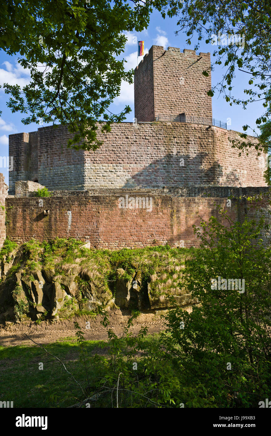 stronghold, bridge, europe, bridges, ruin, fortress, ruins, german ...