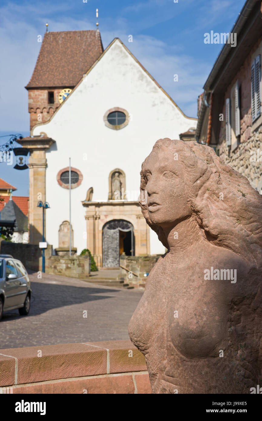 church of saint stephen,gleisweiler Stock Photo - Alamy