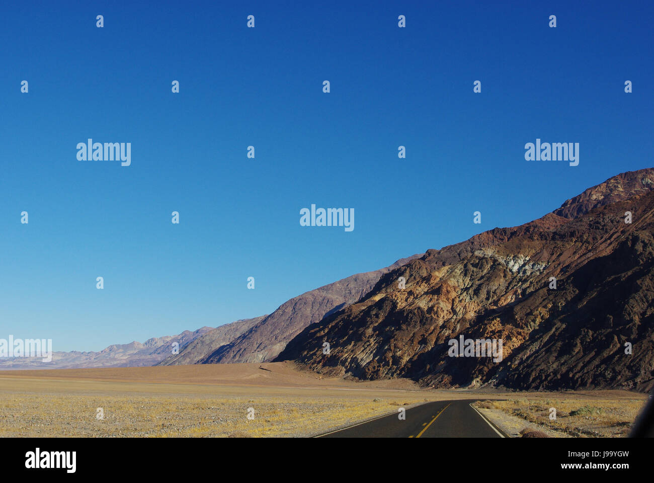 highway through death valley,california Stock Photo - Alamy