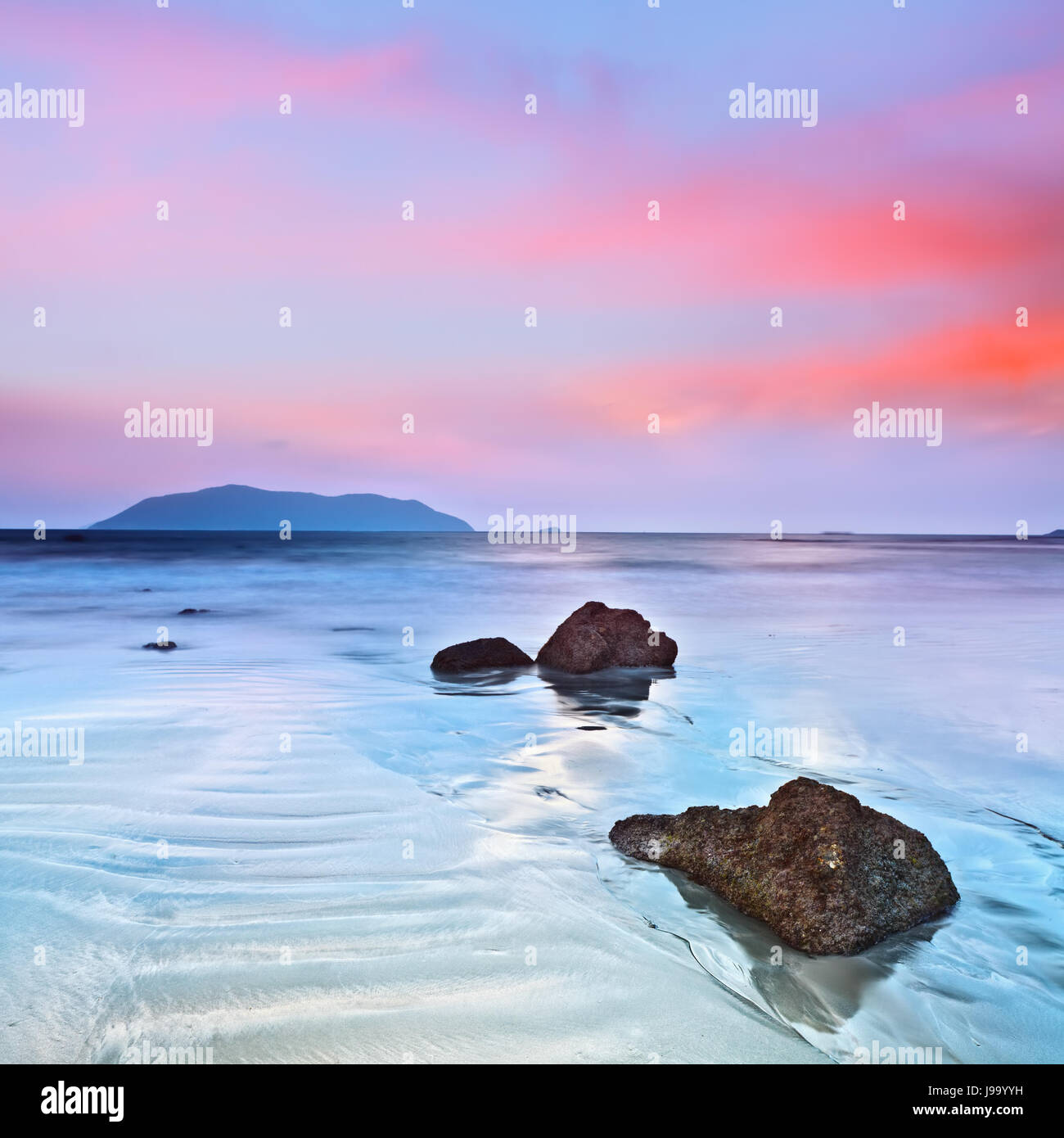 sunset, beach, seaside, the beach, seashore, sunrise, dawn, sight, view ...