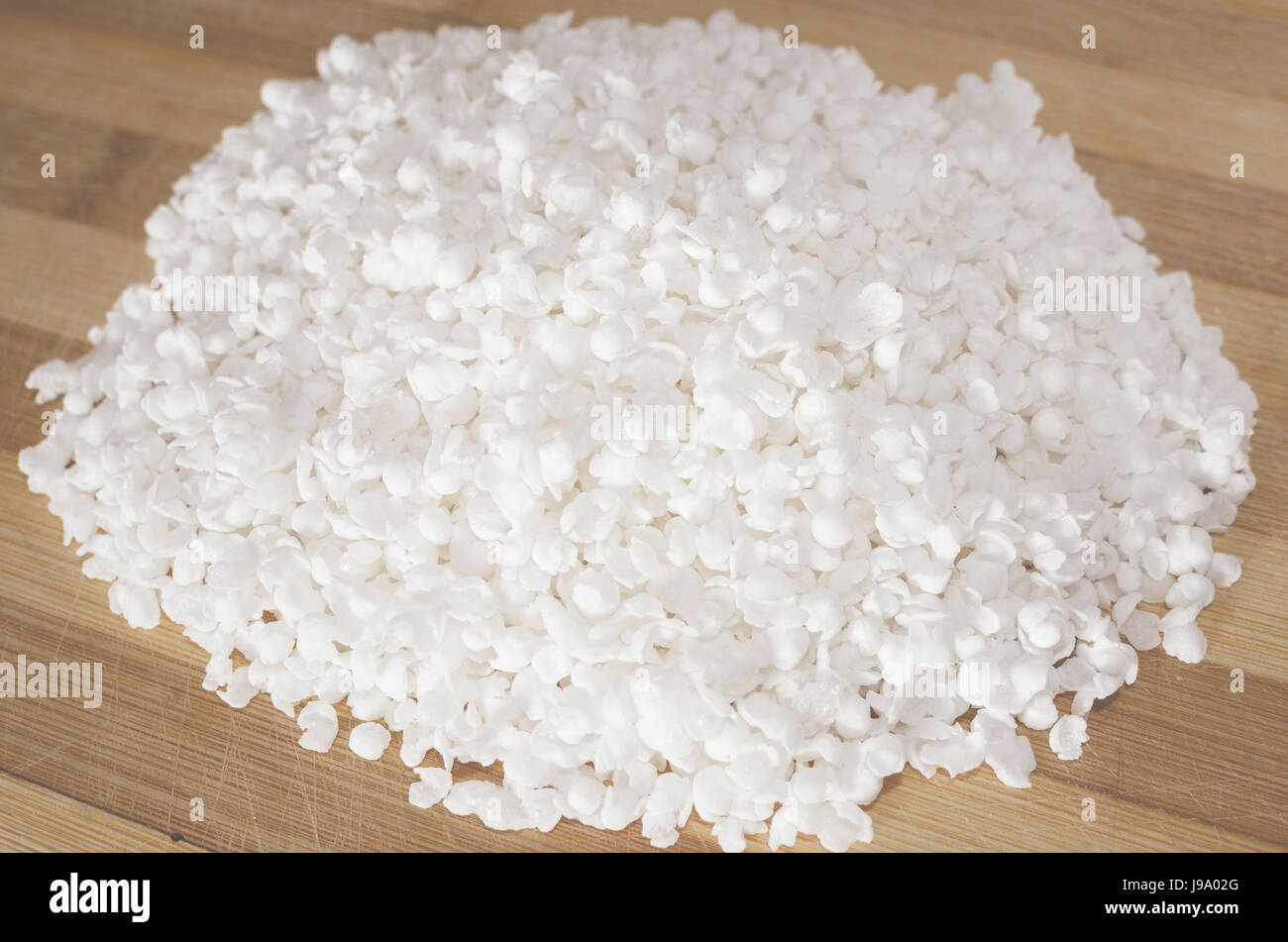 Tapioca flakes. Tapioca is a typical food from Brazil made of starch of ...