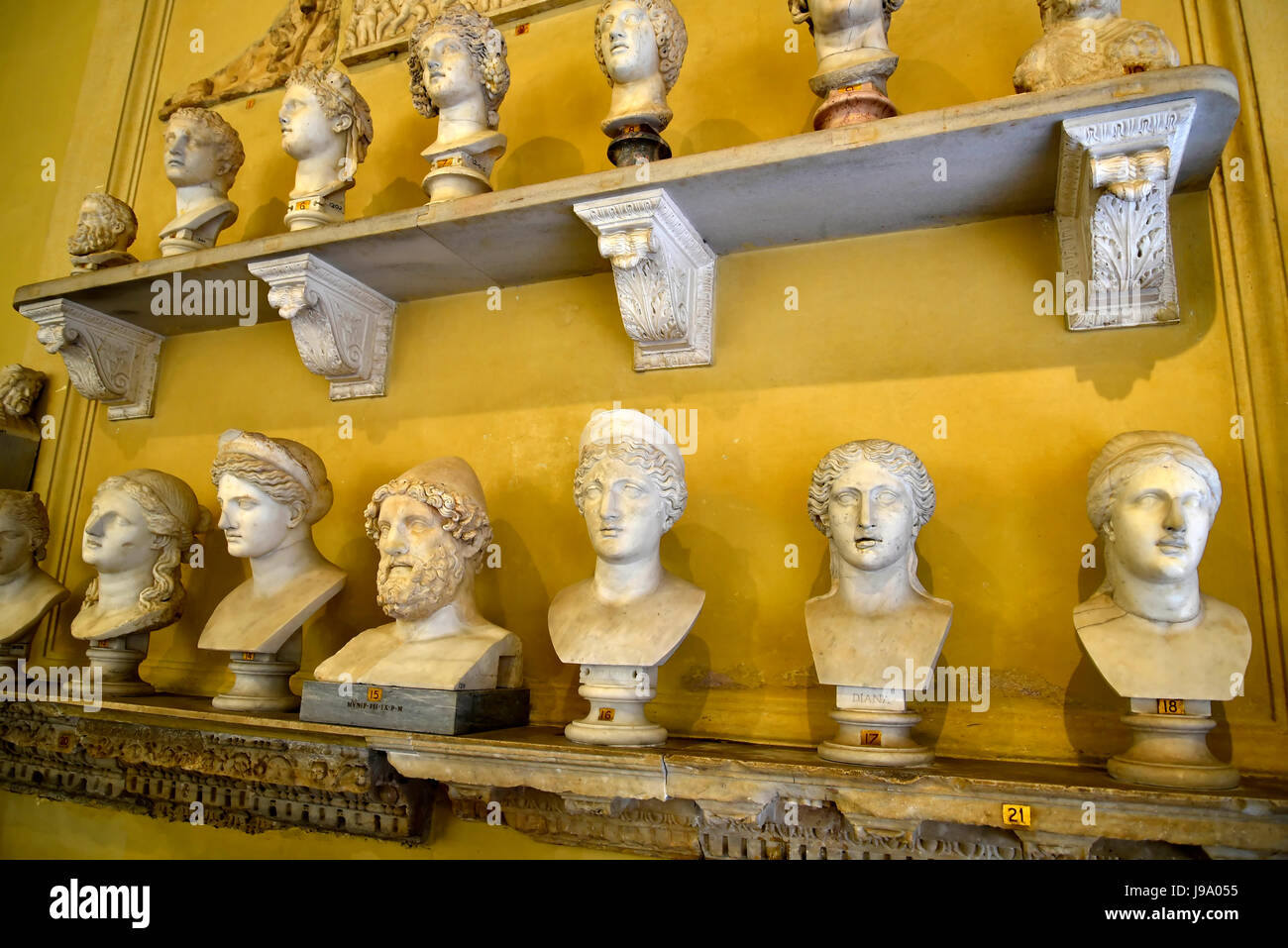 Treasures of the Vatican Museums in Rome Italy Stock Photo - Alamy