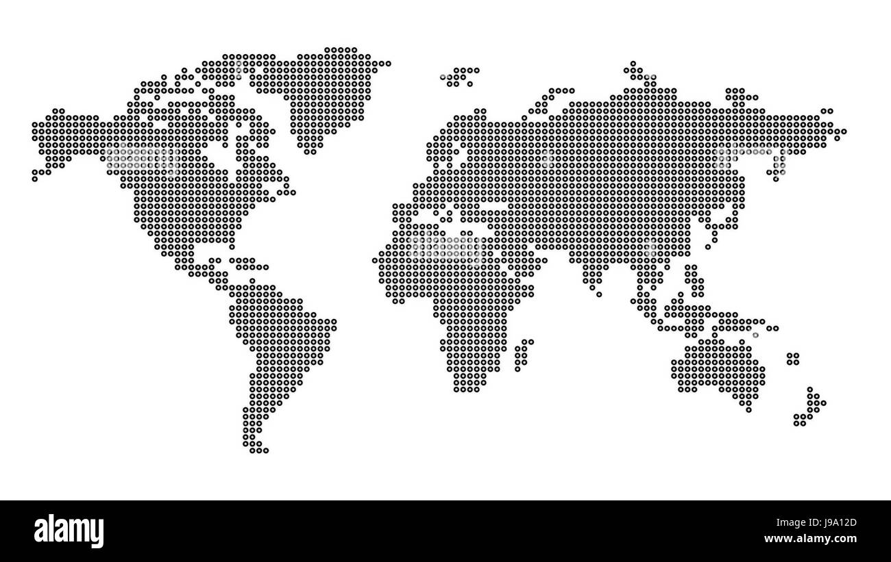 world map white Stock Photo - Alamy