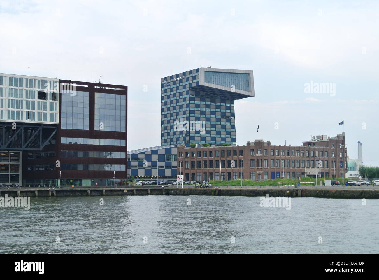 Hogeschool and surrounding high-rise buildings, Lloydstraat, Rotterdam ...
