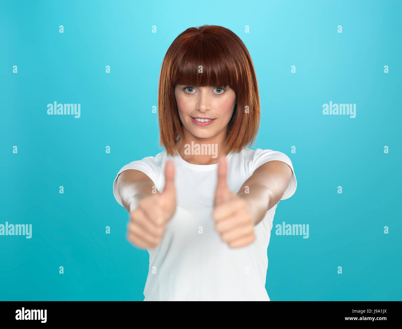 woman, gesture, blue, humans, human beings, people, folk, persons ...