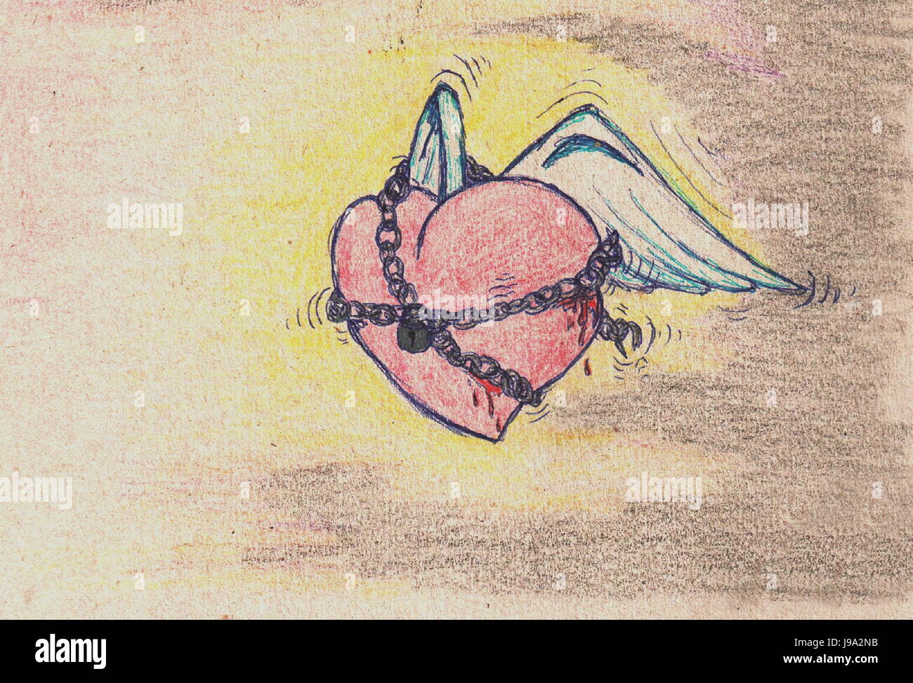 art, wing, drawing, photo, picture, image, copy, deduction, heart ...