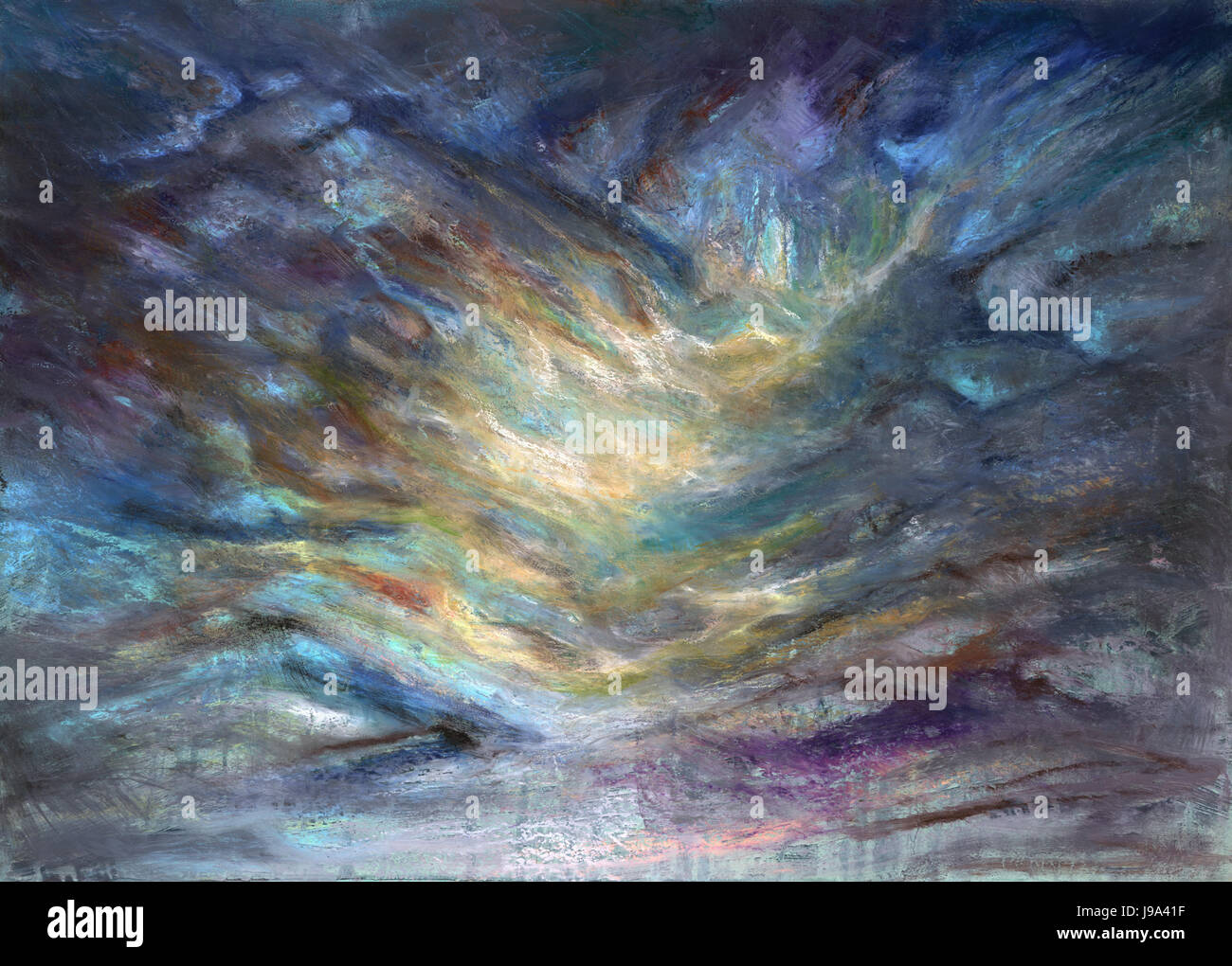 abstract mountain and valley Stock Photo - Alamy