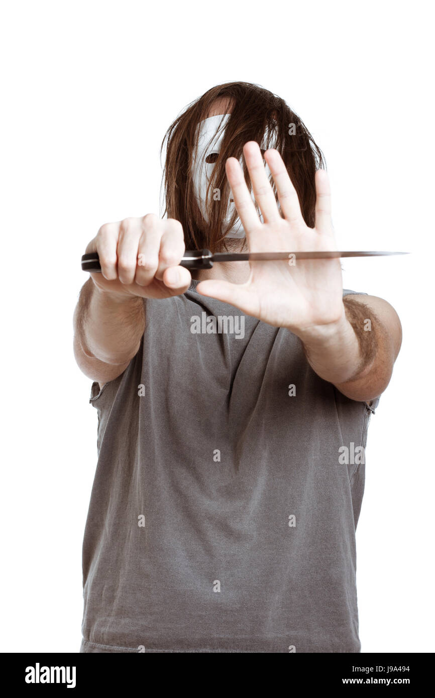 scary, horror, arm, weapon, knive, knife, man, humans, human beings ...