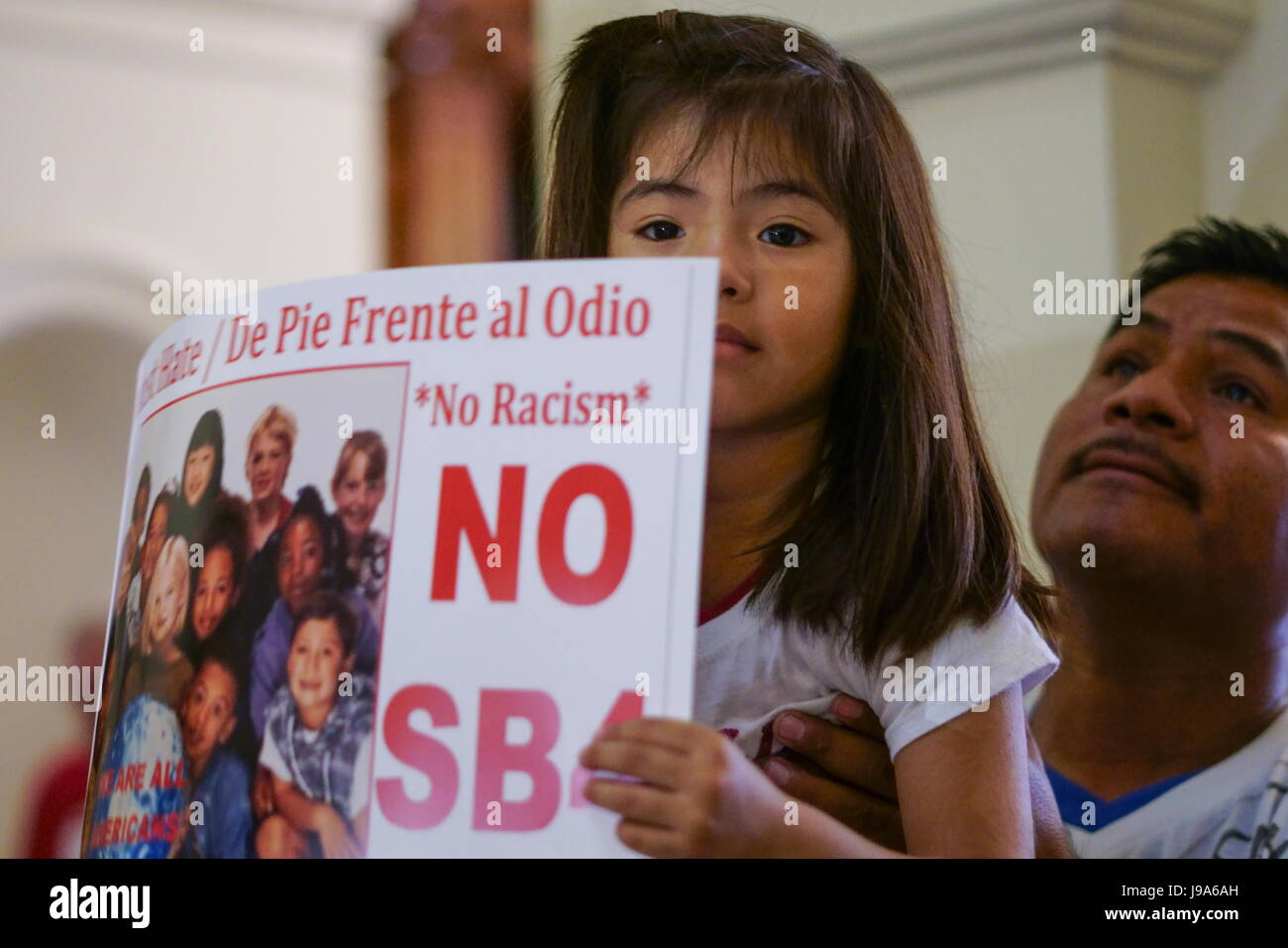 May 29, 2017 - Austin, Texas, U.S. - Protesters against SB4 rally at ...
