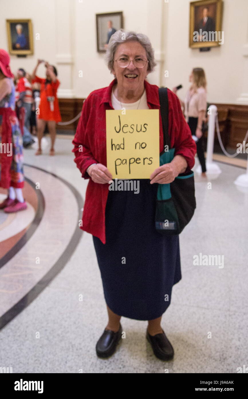 May 29, 2017 - Austin, Texas, U.S. - Protesters against SB4 rally at ...