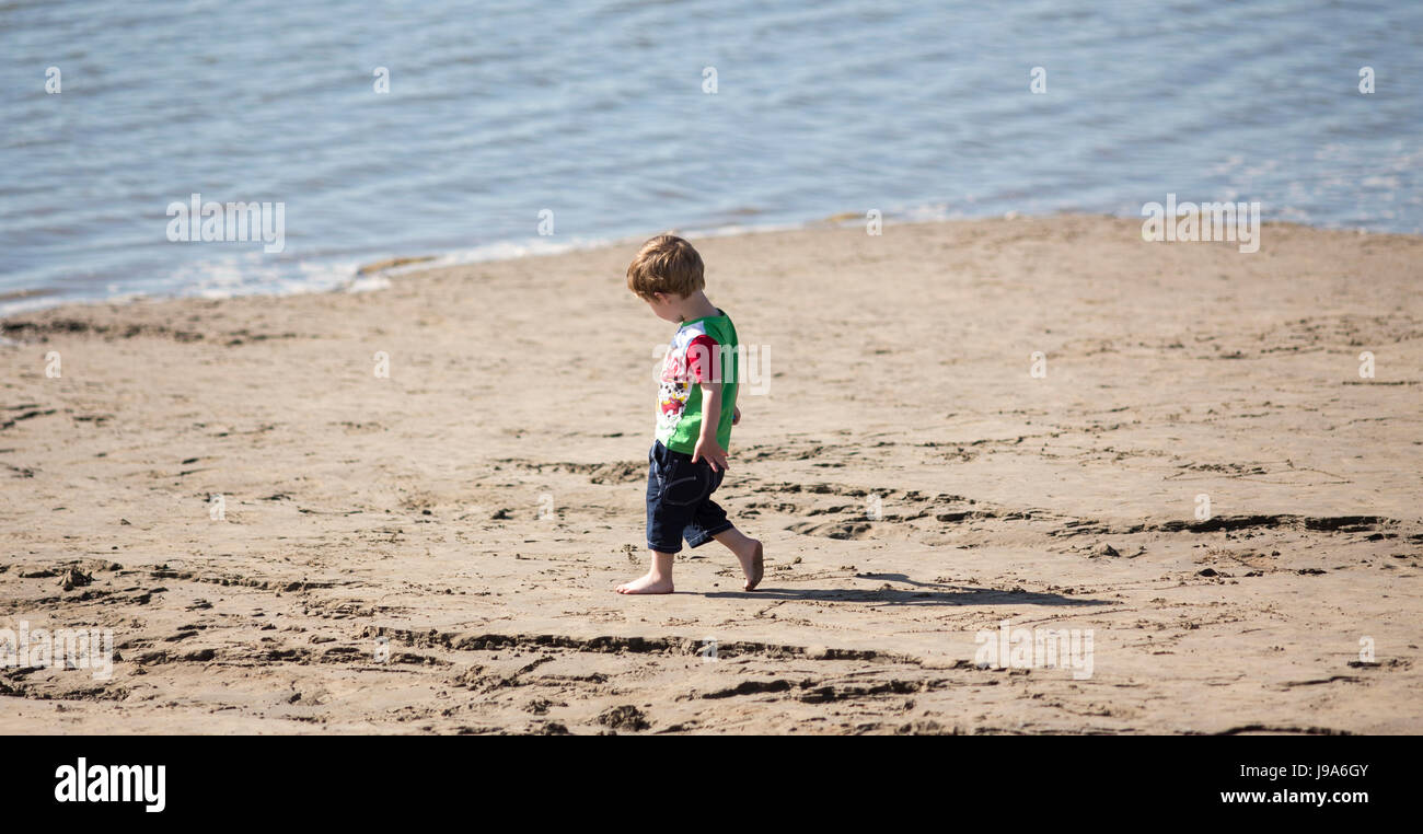 Arnside, Cumbria, UK. 31st May, 2017. Holidaymakers enjoy the sun ...