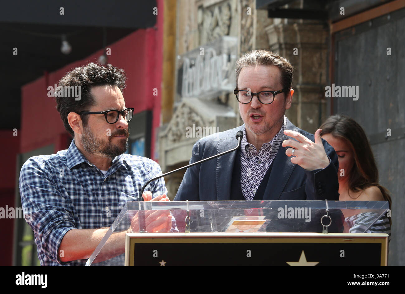 30 May 2017 - Hollywood, California - J.J. Abrams, Matt Reeves. Keri ...