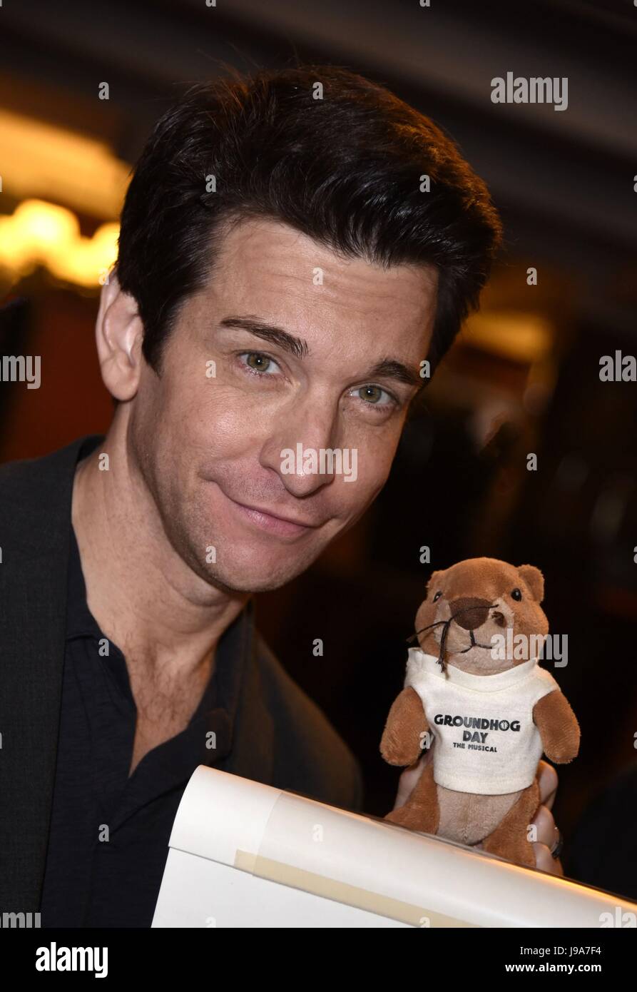 New York, NY, USA. 31st May, 2017. Andy Karl at a public appearance for ...