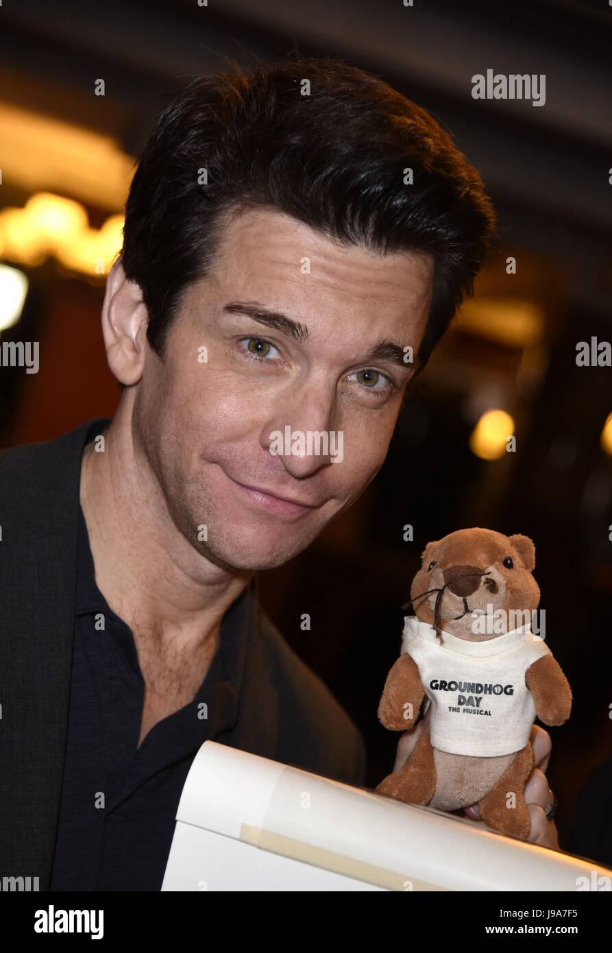New York, NY, USA. 31st May, 2017. Andy Karl at a public appearance for ...