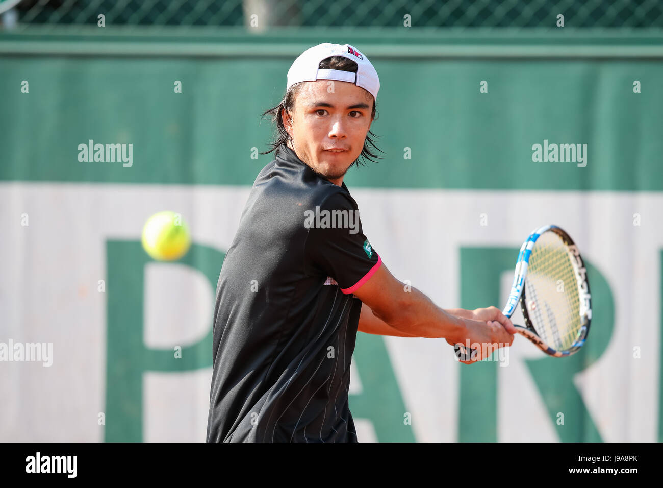 Paris, France. 31st May, 2017. Taro Daniel (JPN) Tennis : Taro Daniel ...