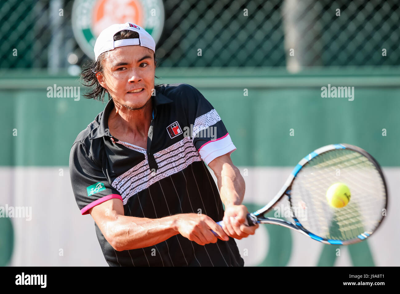 Paris, France. 31st May, 2017. Taro Daniel (JPN) Tennis : Taro Daniel ...
