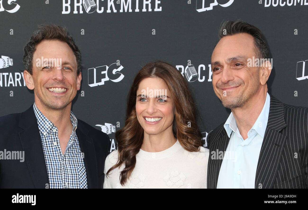 North Hollywood, Ca. 31st May, 2017. Seth Meyers, Amanda Peet, Hank ...