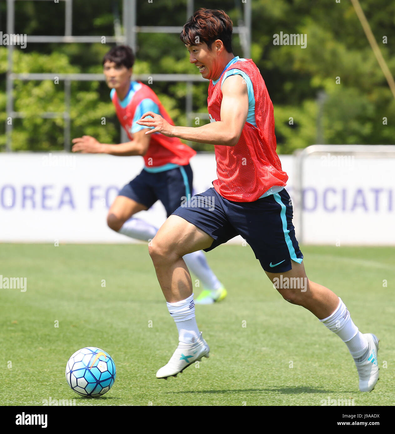 World Cup Qualifier Tottenham Winger Son Heung Min Of South Korea