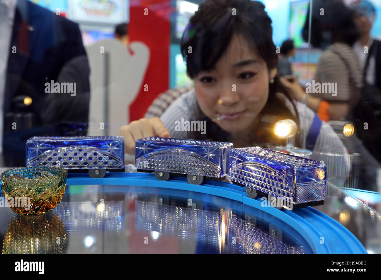 Tokyo, Japan. 1st June, 2017. Japan's toy maker Tomy displays the ...