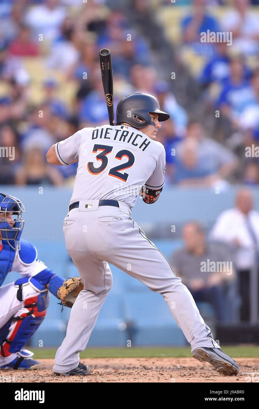 Miami marlins derek dietrich hi-res stock photography and images - Alamy