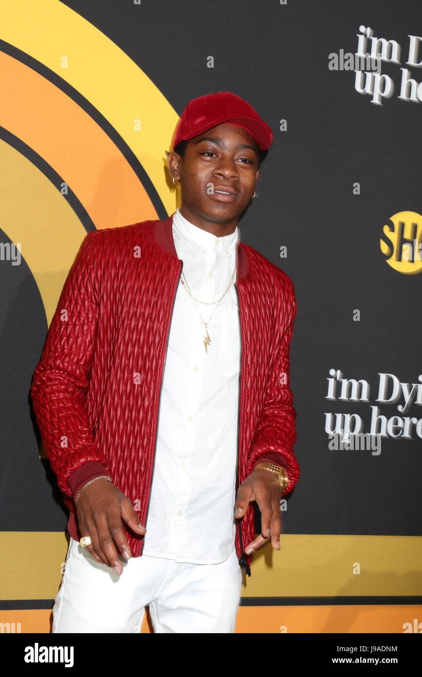 Los Angeles, CA, USA. 31st May, 2017. RJ Cyler at arrivals for Showtime ...