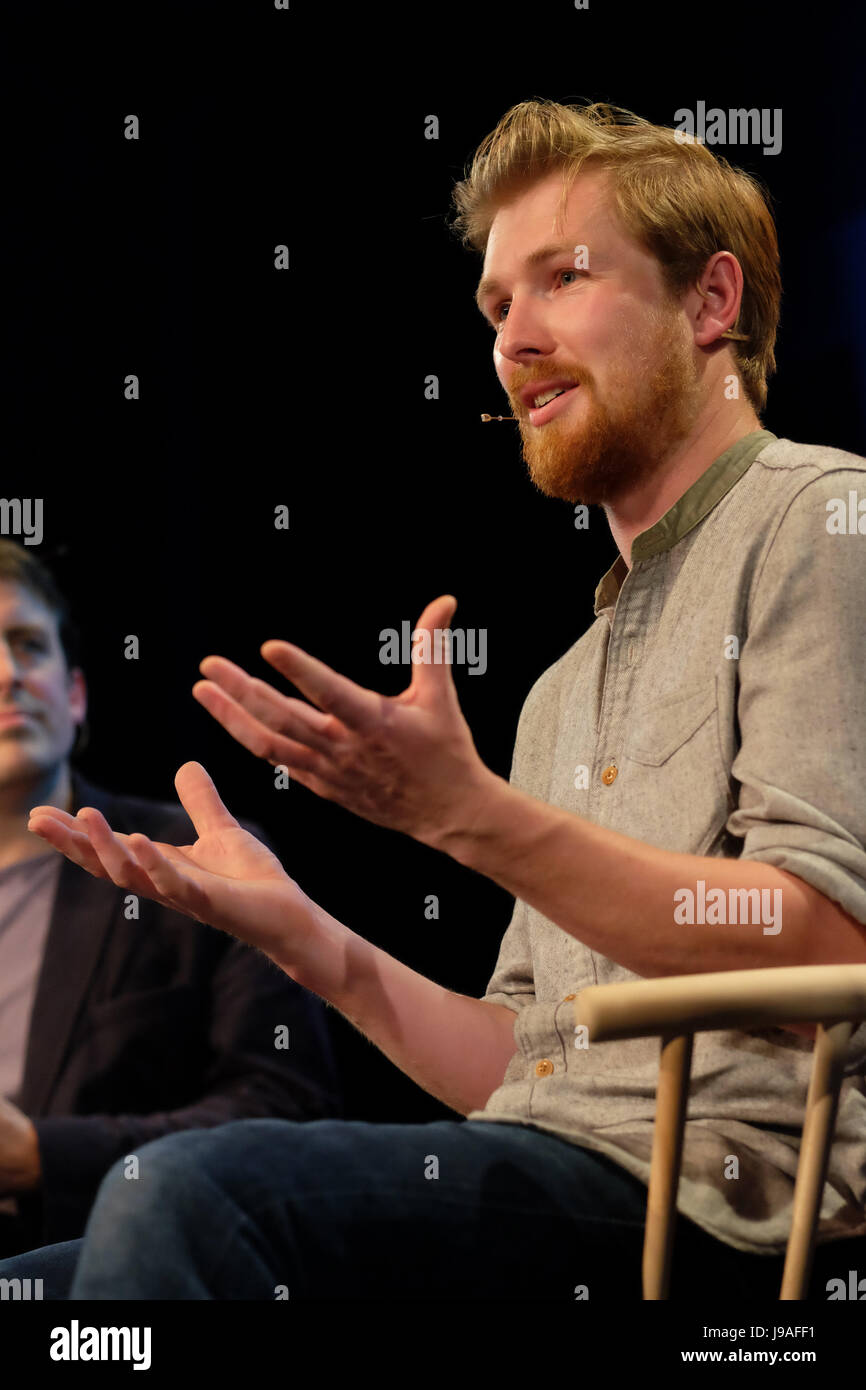 Hay Festival 2017 - Hay on Wye, Wales, UK - 1st June 2017 - George ...