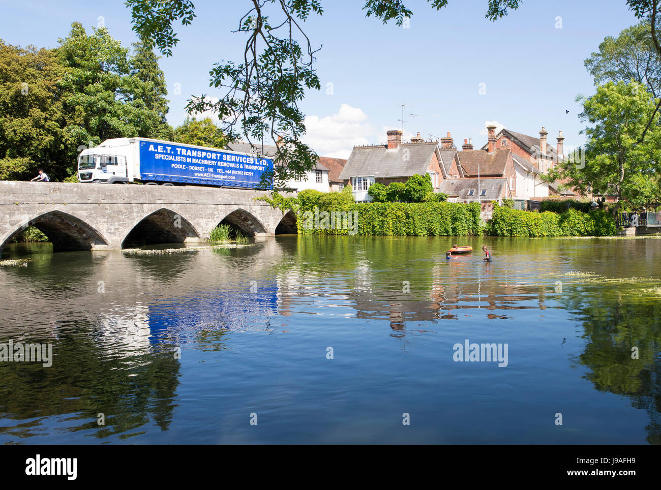 Fordingbridge new forest bridge hi-res stock photography and images - Alamy