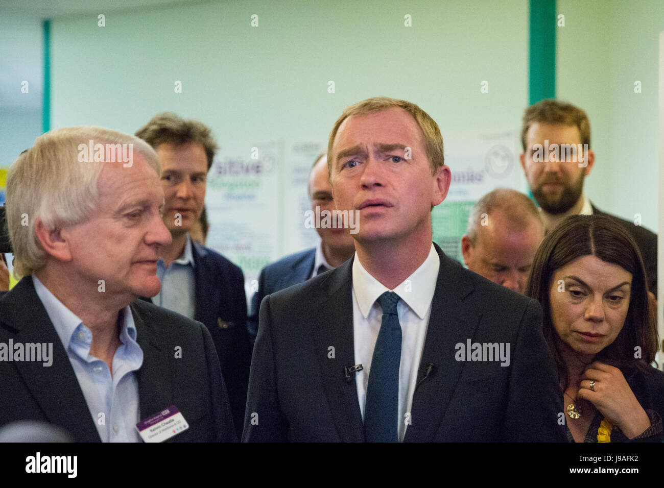 Sarah olney mp and tim farron hi-res stock photography and images - Alamy