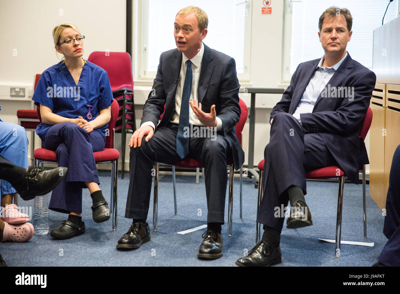 Sarah olney mp and tim farron hi-res stock photography and images - Alamy