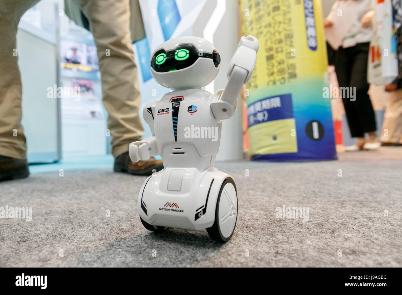 A robot Omnibot performs at the International Tokyo Toy Show 2017 in ...