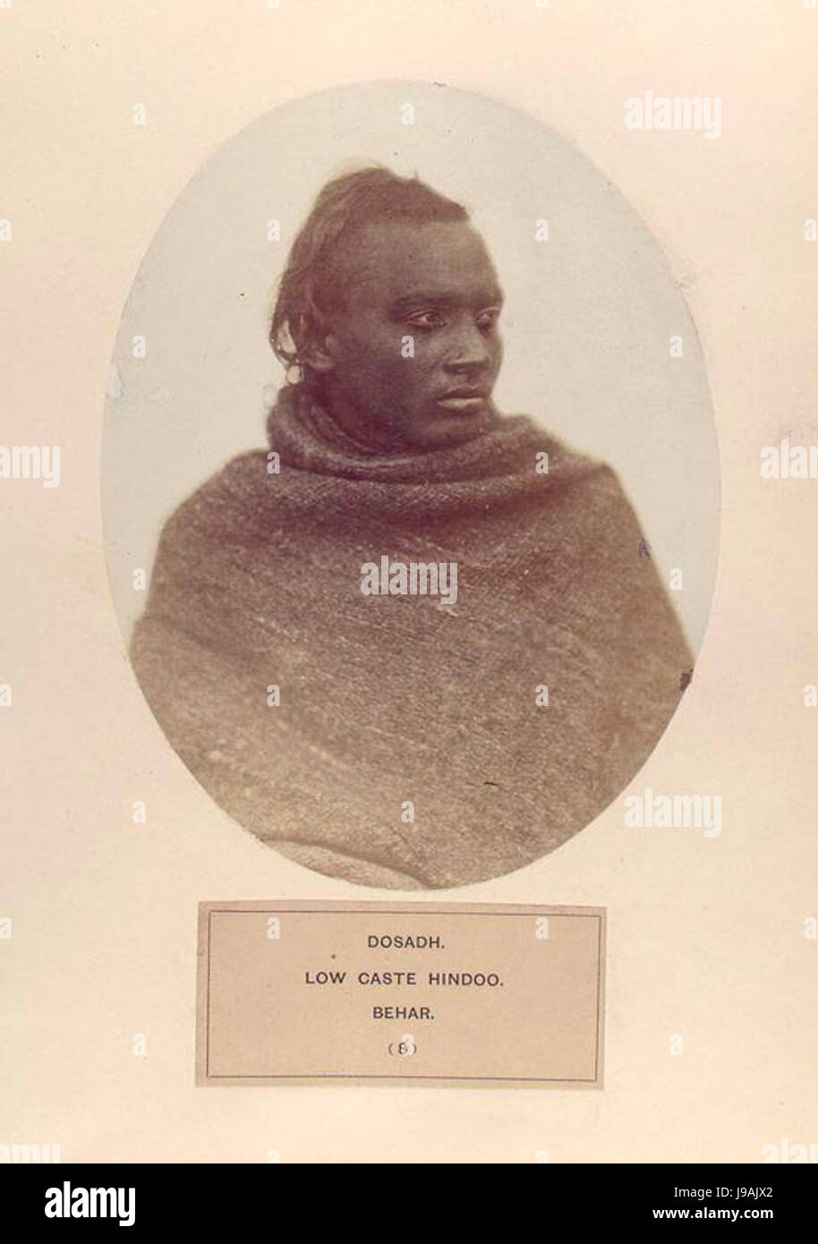 The People Of India 1868 Dosadh Stock Photo - Alamy